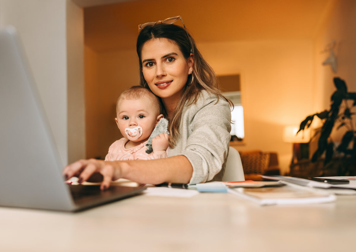 Work and Motherhood - Original stock photo shoot at Jacob Lund