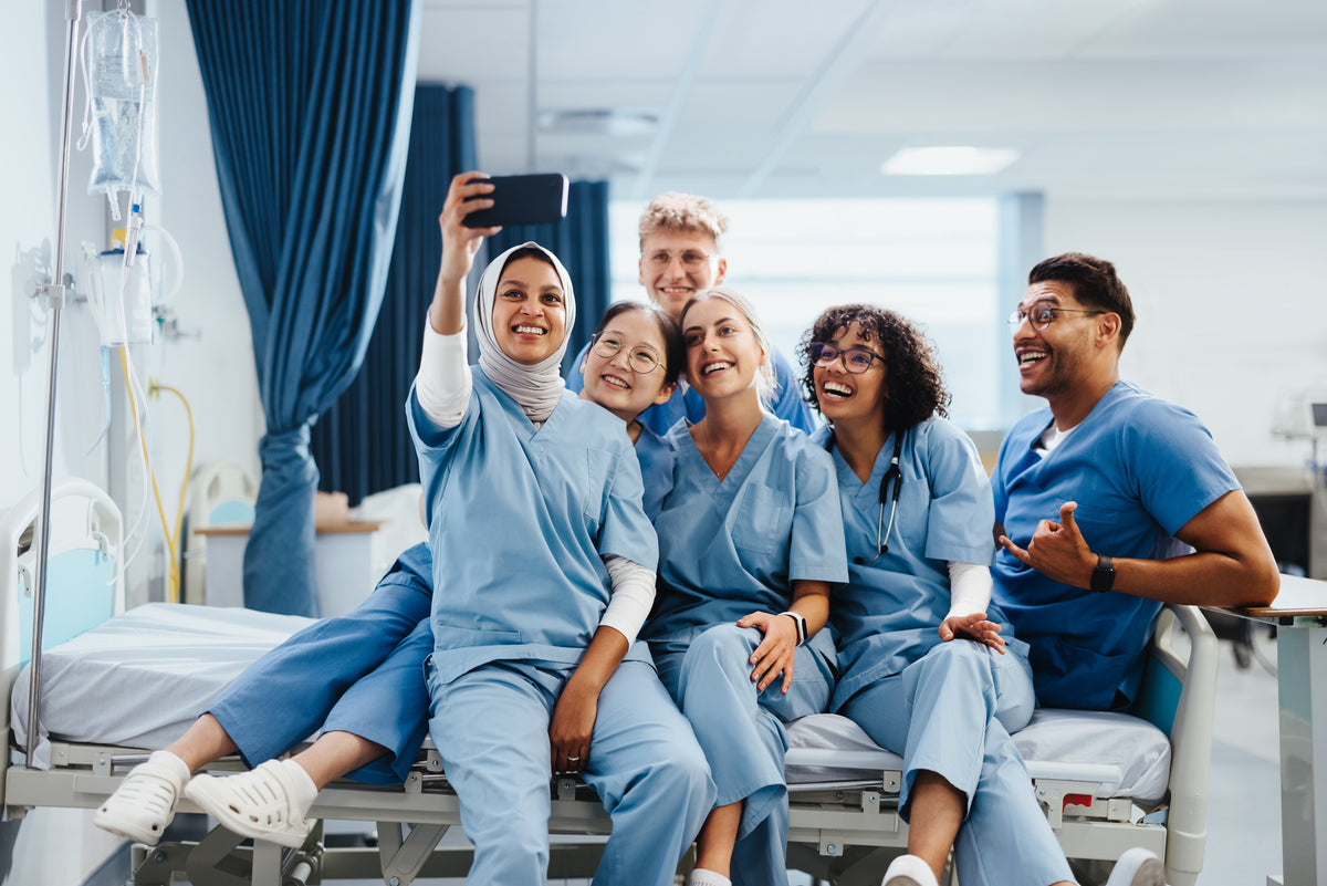 Medical Students - Original stock photo shoot at Jacob Lund
