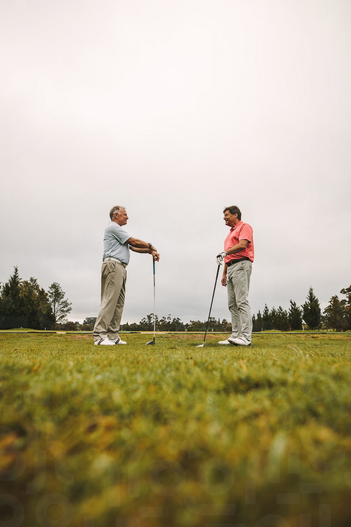Senior golfers talking at golf course – Jacob Lund Photography Store ...