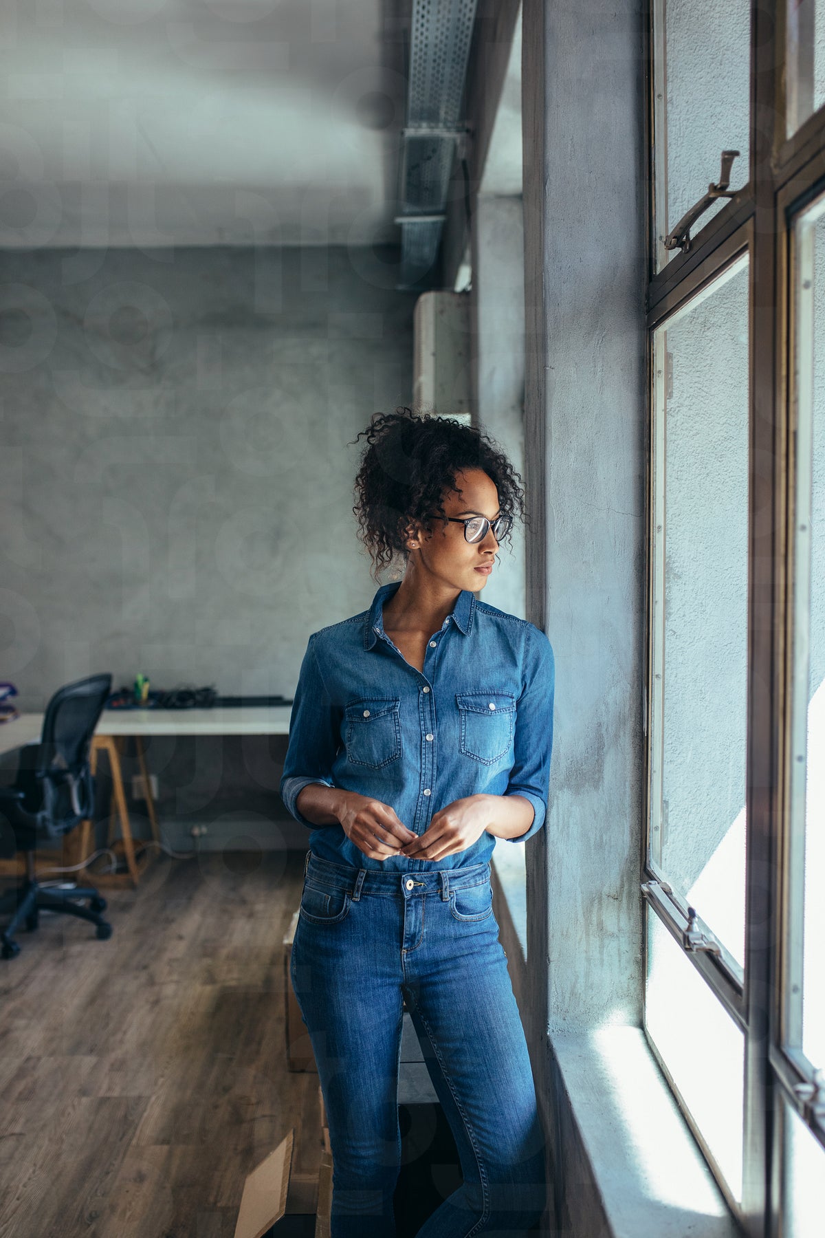 Small business owner looking outside the window – Jacob Lund ...