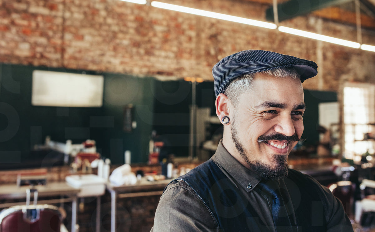 Successful male barber with cap – Jacob Lund Photography Store- premium ...