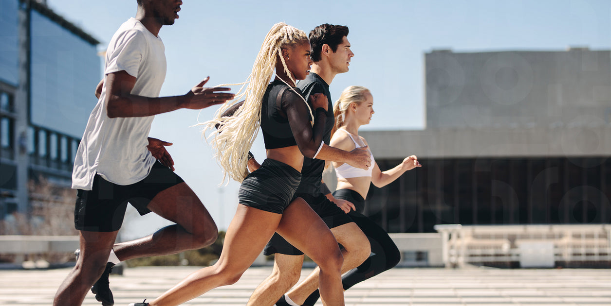 Street runners running in the city – Jacob Lund Photography Store ...