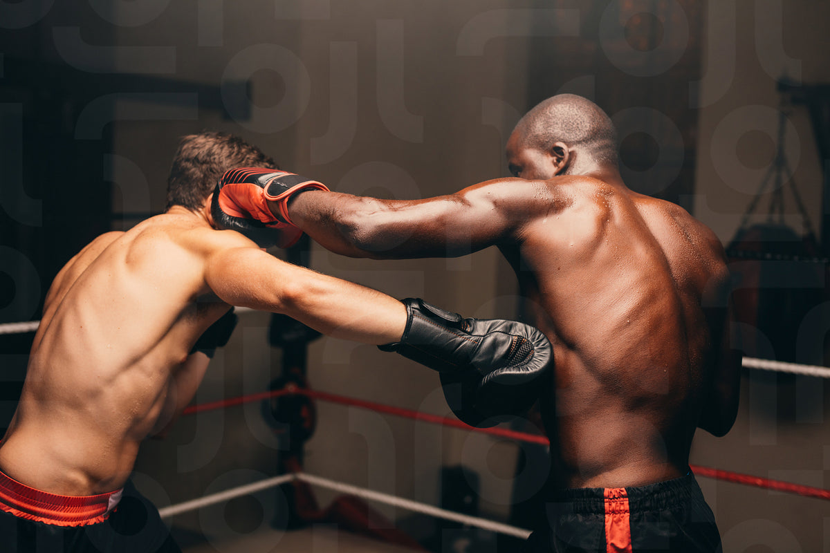 Two boxers fighting in a boxing ring – Jacob Lund Photography Store ...