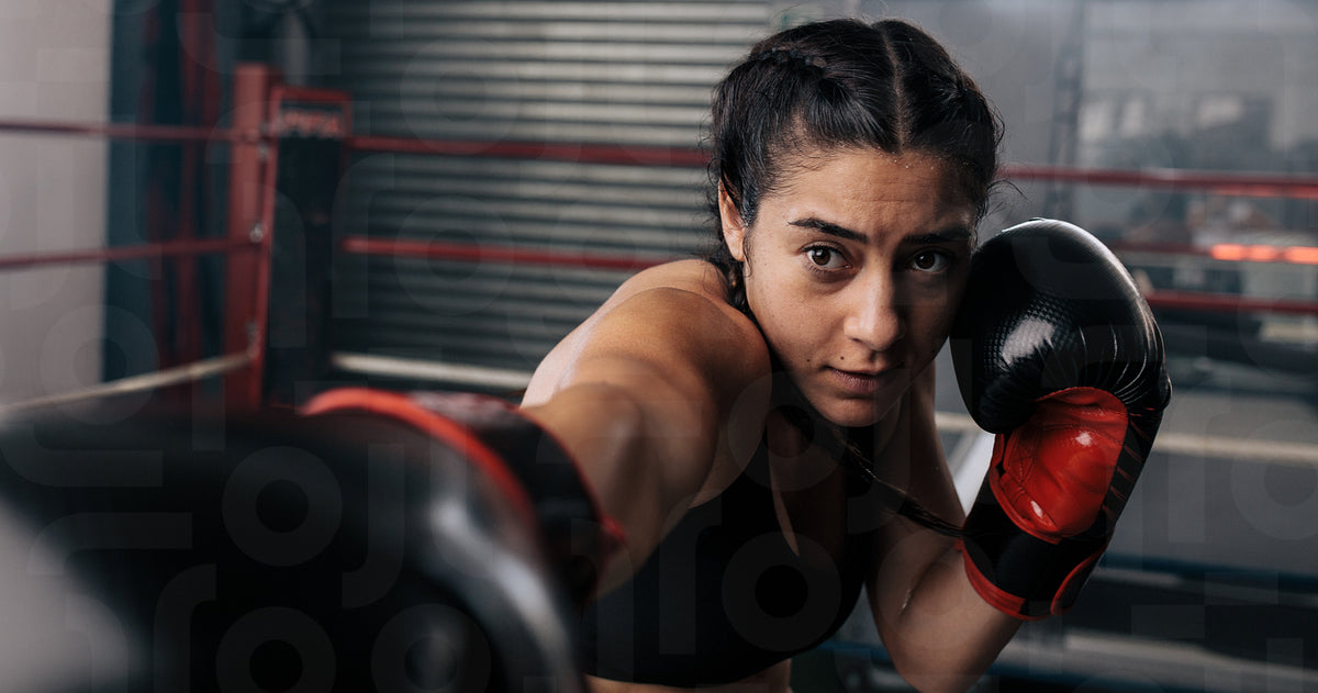 Female boxer training inside a boxing ring – Jacob Lund Photography ...