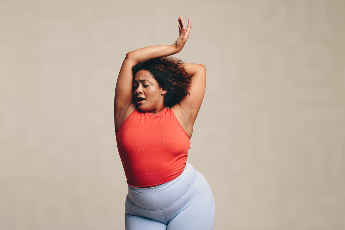 Fit woman with curves moving her body in a fun dance workout – Jacob ...