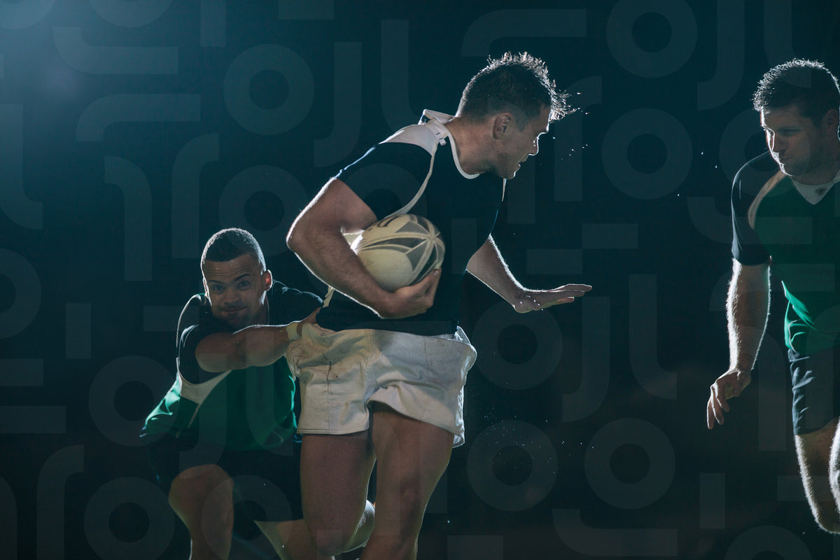 Rugby player running with ball and tackling – Jacob Lund Photography ...