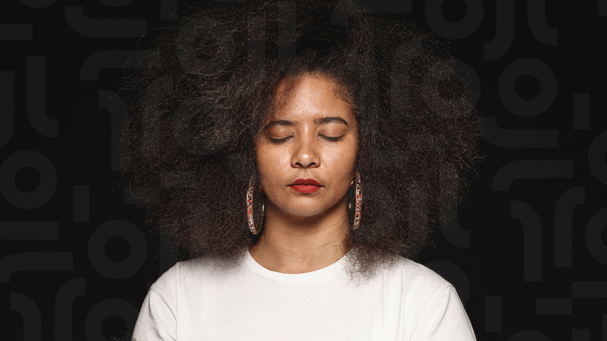 Portrait of a woman in afro hairstyle – Jacob Lund Photography Store ...