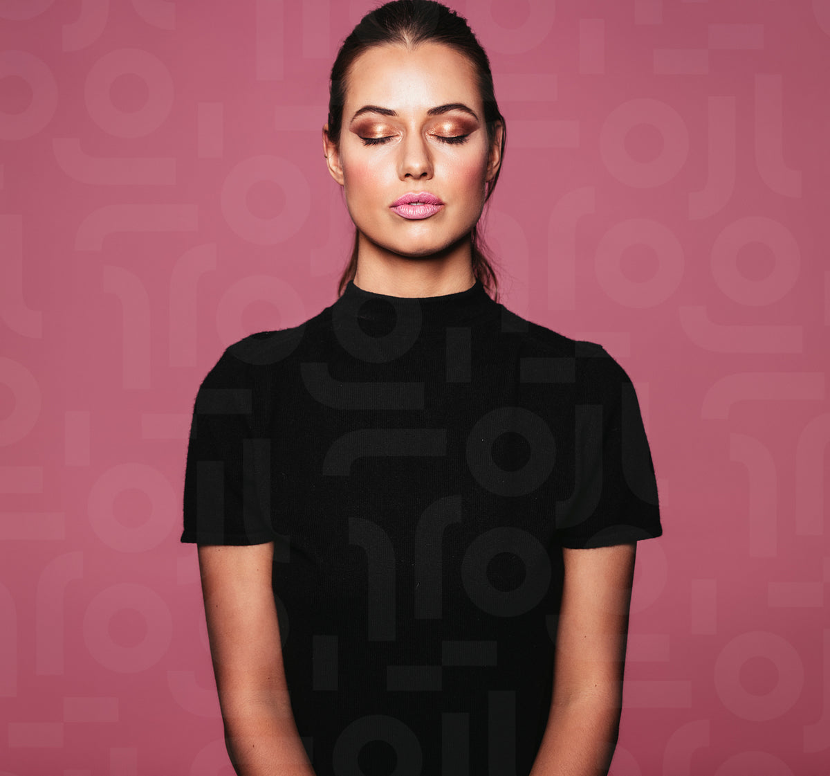 Beautiful relaxed woman with perfect skin and makeup – Jacob Lund ...