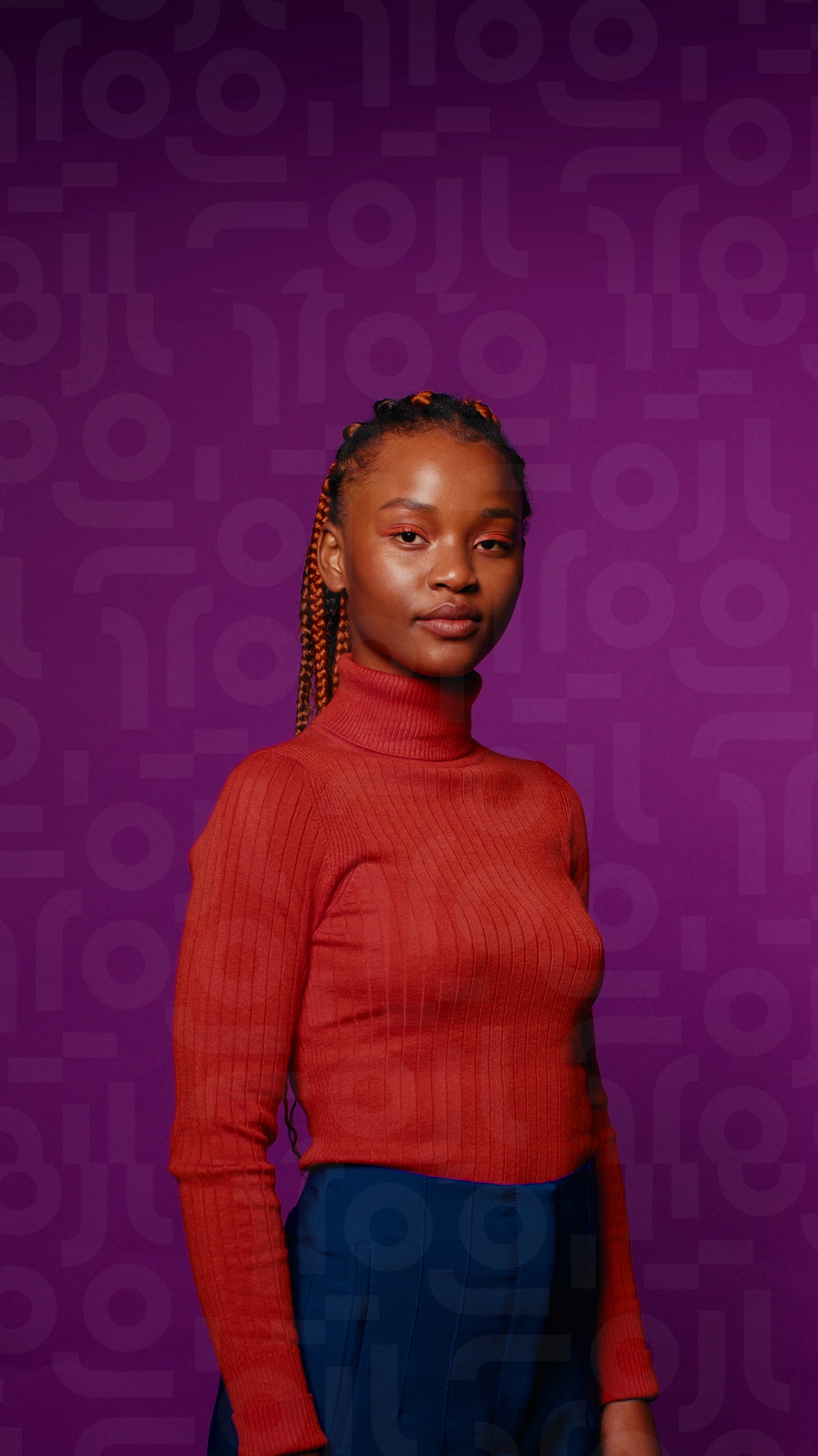 Confident young woman poses for a studio portrait – Jacob Lund ...