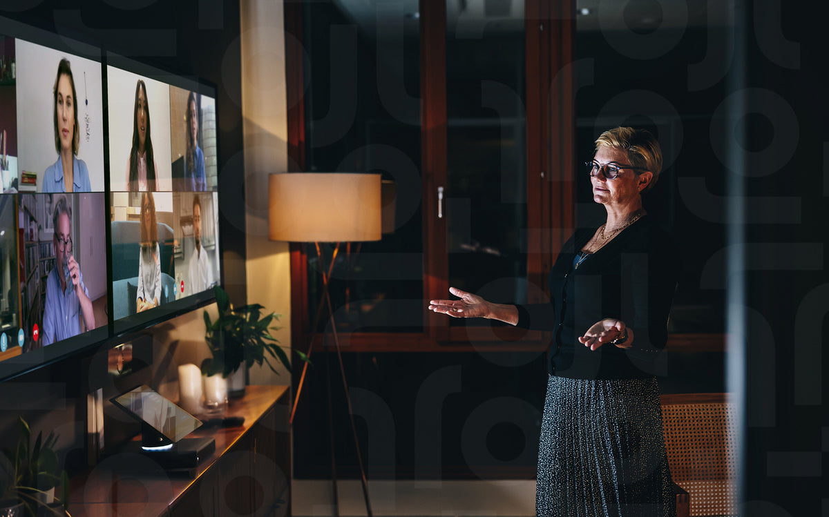 Businesswoman leading a video conference call – Jacob Lund Photography ...