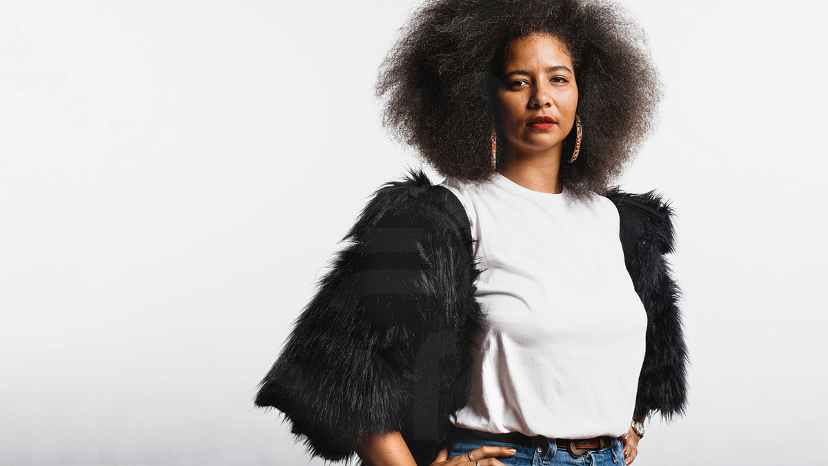 Portrait of a woman in afro hairstyle – Jacob Lund Photography Store ...