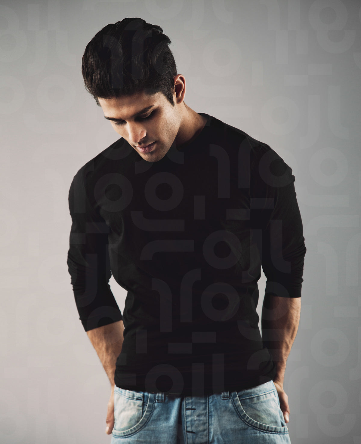 Thoughtful young guy on grey background. – Jacob Lund Photography Store ...