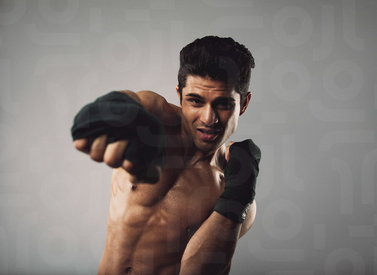 Tough young man doing some shadow boxing – Jacob Lund Photography Store ...