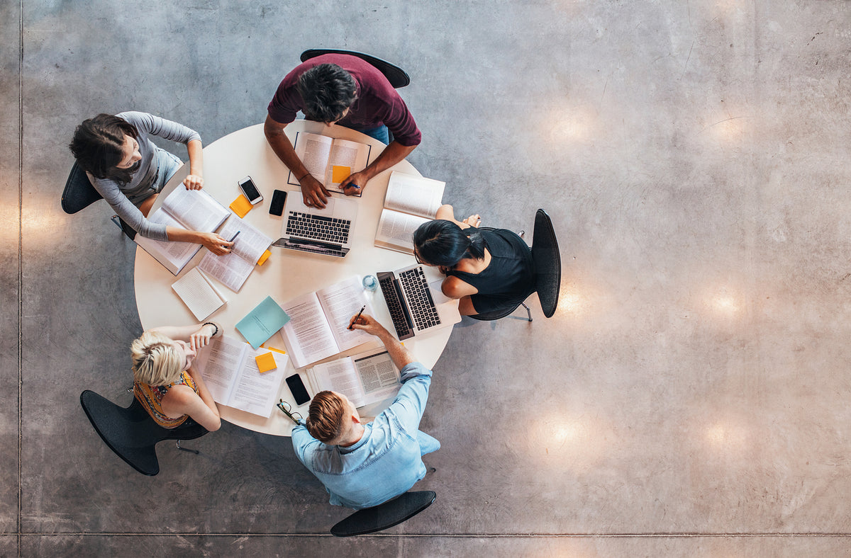 University students doing group study – Jacob Lund Photography Store ...