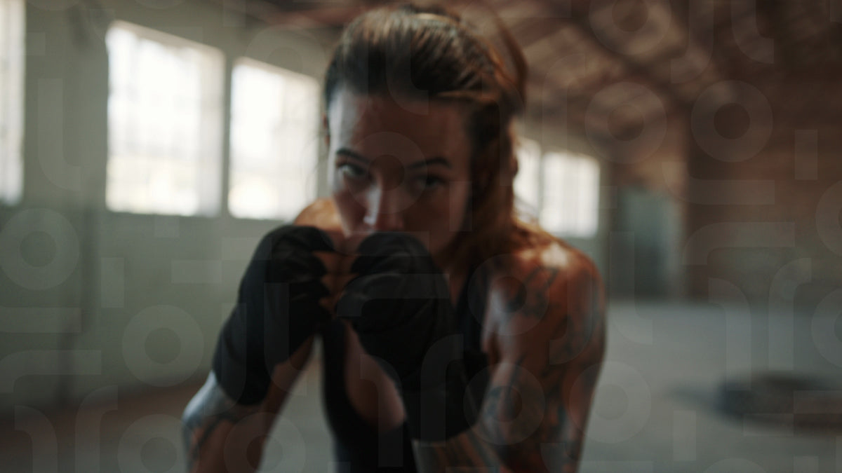 Female athlete training boxing moves in gym – Jacob Lund Photography ...