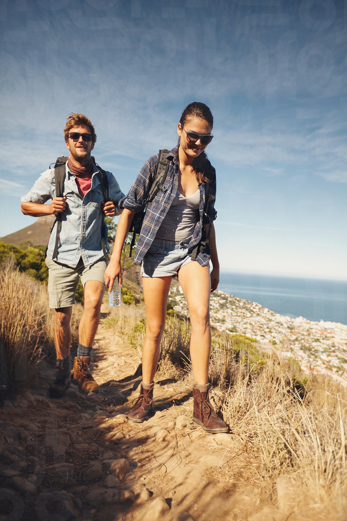 Avid hikers in countryside – Jacob Lund Photography Store- premium ...