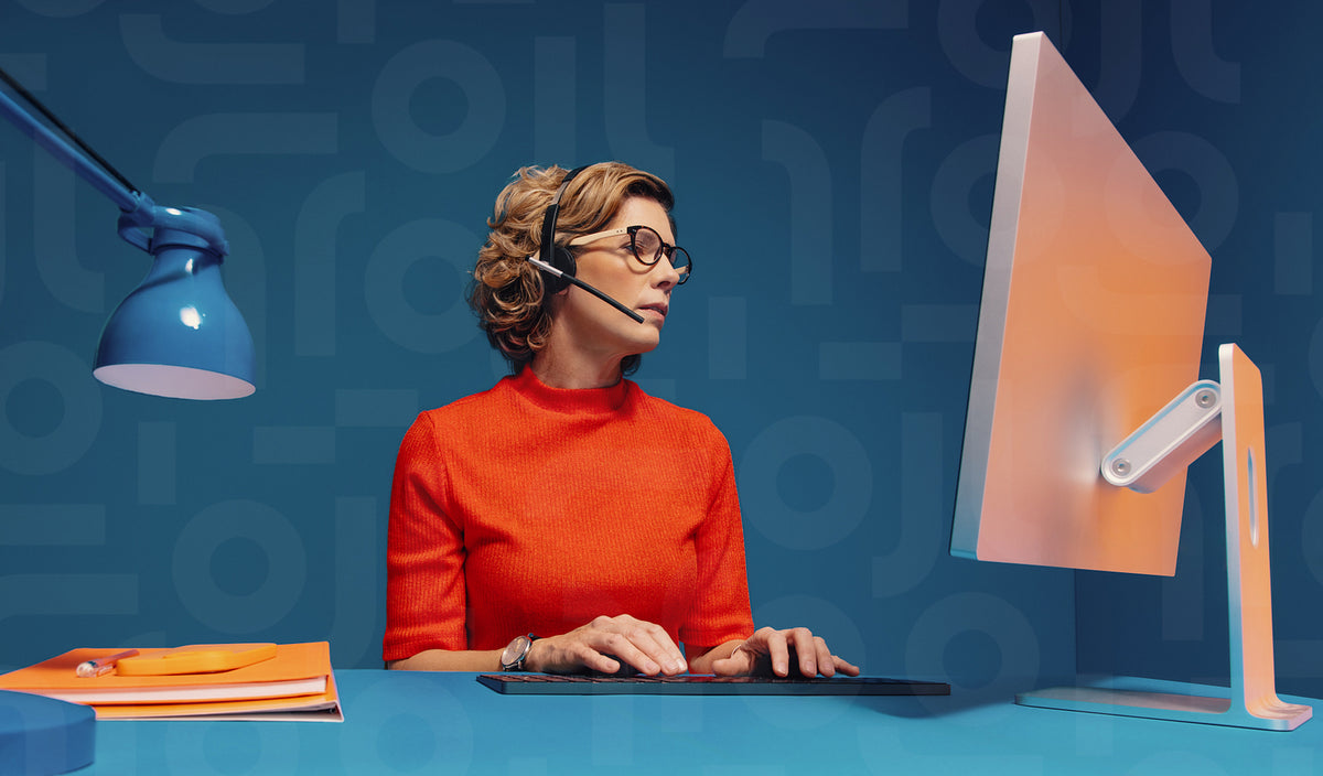Female clerk working on computer and typing – Jacob Lund Photography ...