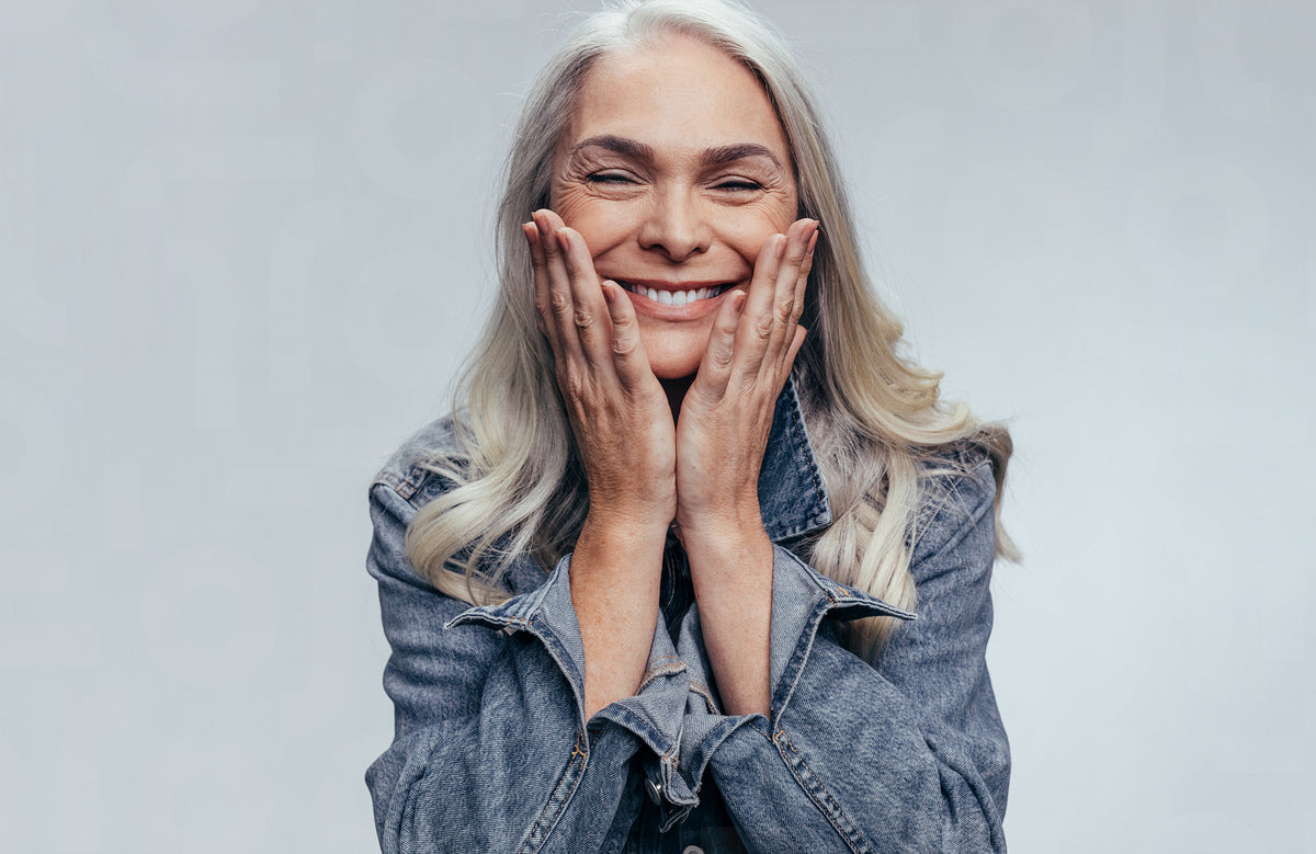 Cheerful senior woman – Jacob Lund Photography Store- premium stock photo